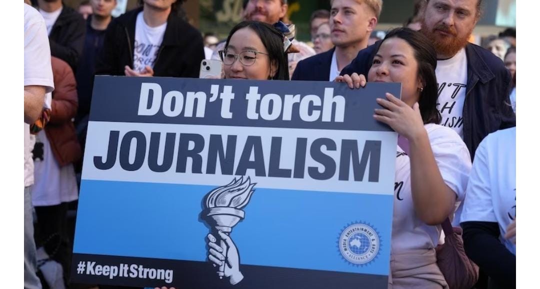 #australia journalists strike; ஆஸ்திரேலியாவில் பத்திரிகையாளர்கள் வேலை ...